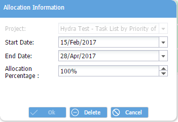 Resources - Planning - Scheduling – Hydra Support