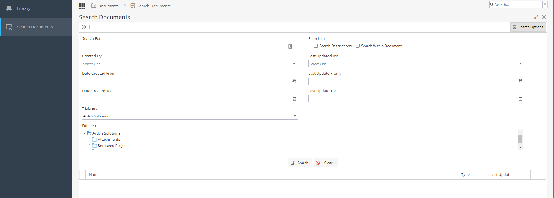 Buscar Documentos – Hydra Soporte