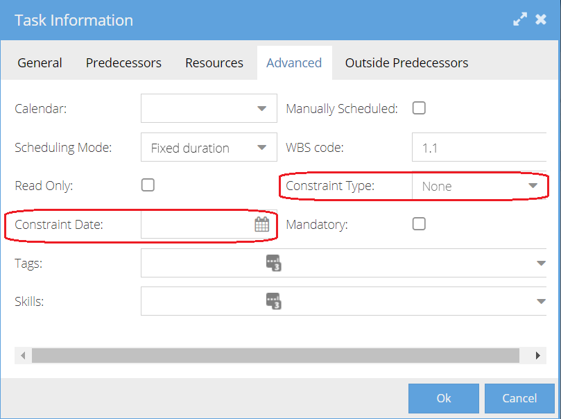 How do I add a Constraint to a Task? – Hydra Support