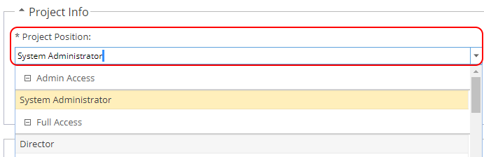 How to change the Project Position (Profile) for a Resource – Hydra Support