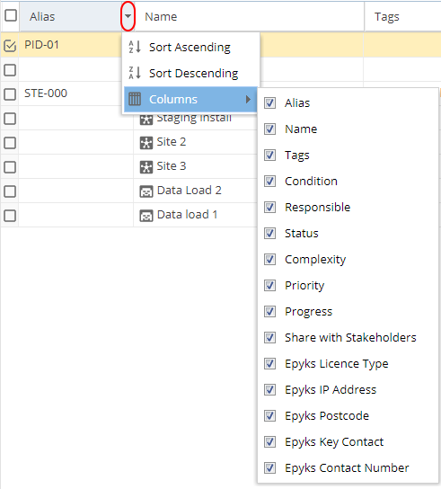 Project - Deliverables List – Hydra Support