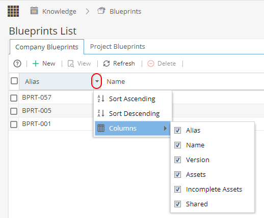 Blueprints - Company Blueprints - Blueprints List – Hydra Support
