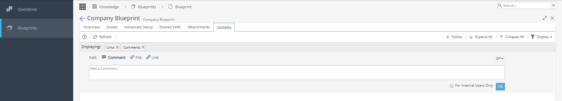 Blueprints - Company Blueprints - Updates – Hydra Support