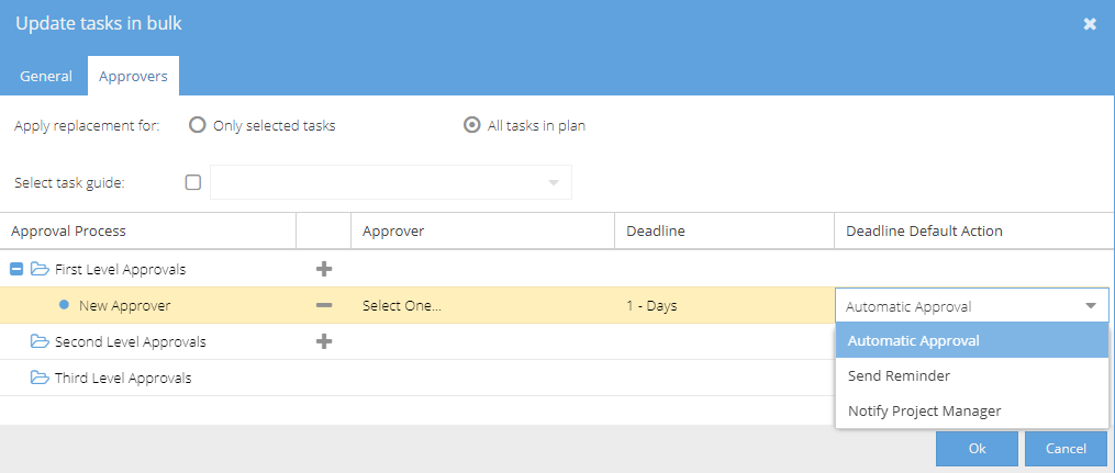 Project Gantt Bulk Modify Hydra Support