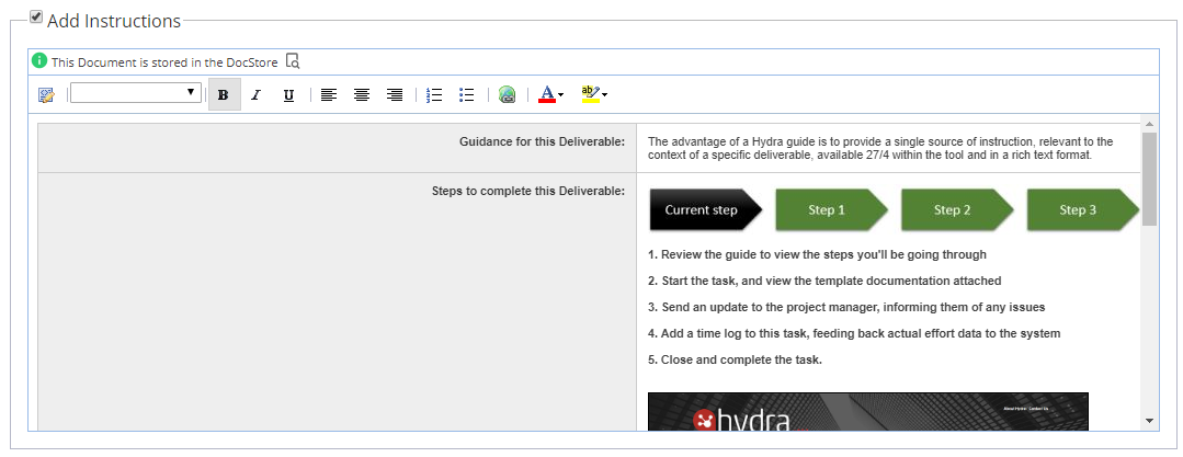 Blueprints - Assets - Deliverables – Hydra Support