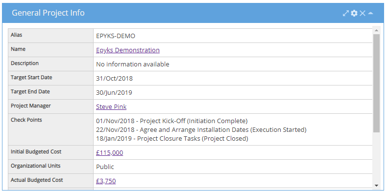 Reports - Project Dashboards – Hydra Support
