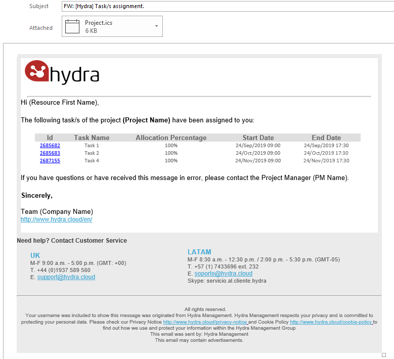 How to publish a Schedule – Hydra Support