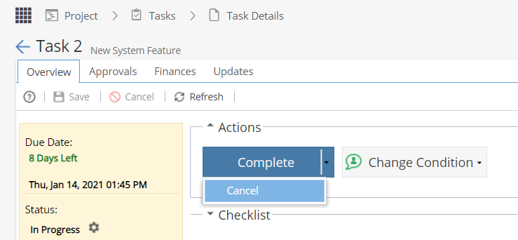 How do I cancel a Task? – Hydra Support