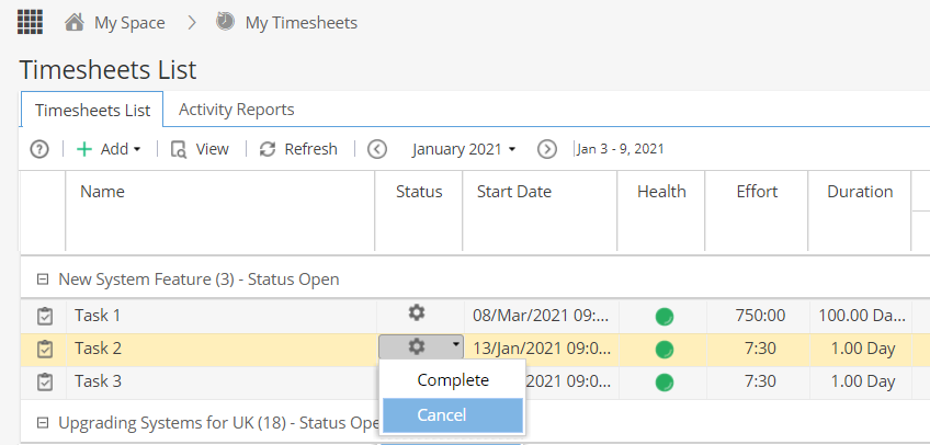 How do I cancel a Task? – Hydra Support